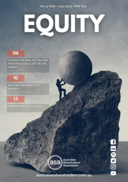 ASA Equity Newsletter - New Zealand Shareholders' Association